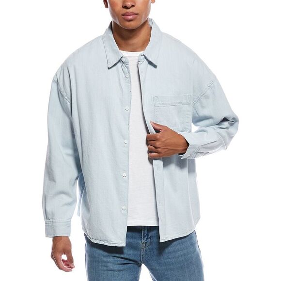 Frame Denim | Shirts | Frame Denim Mens Relaxed Denim Shirt | Poshmark